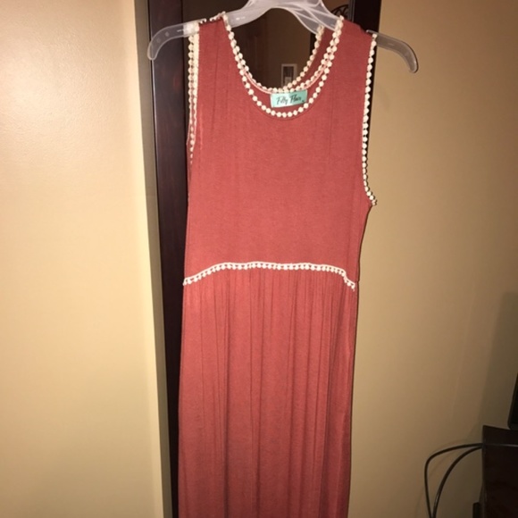 Filly Flair | Dresses | Filly Flair Maxi Dress In Rust Medium | Poshmark